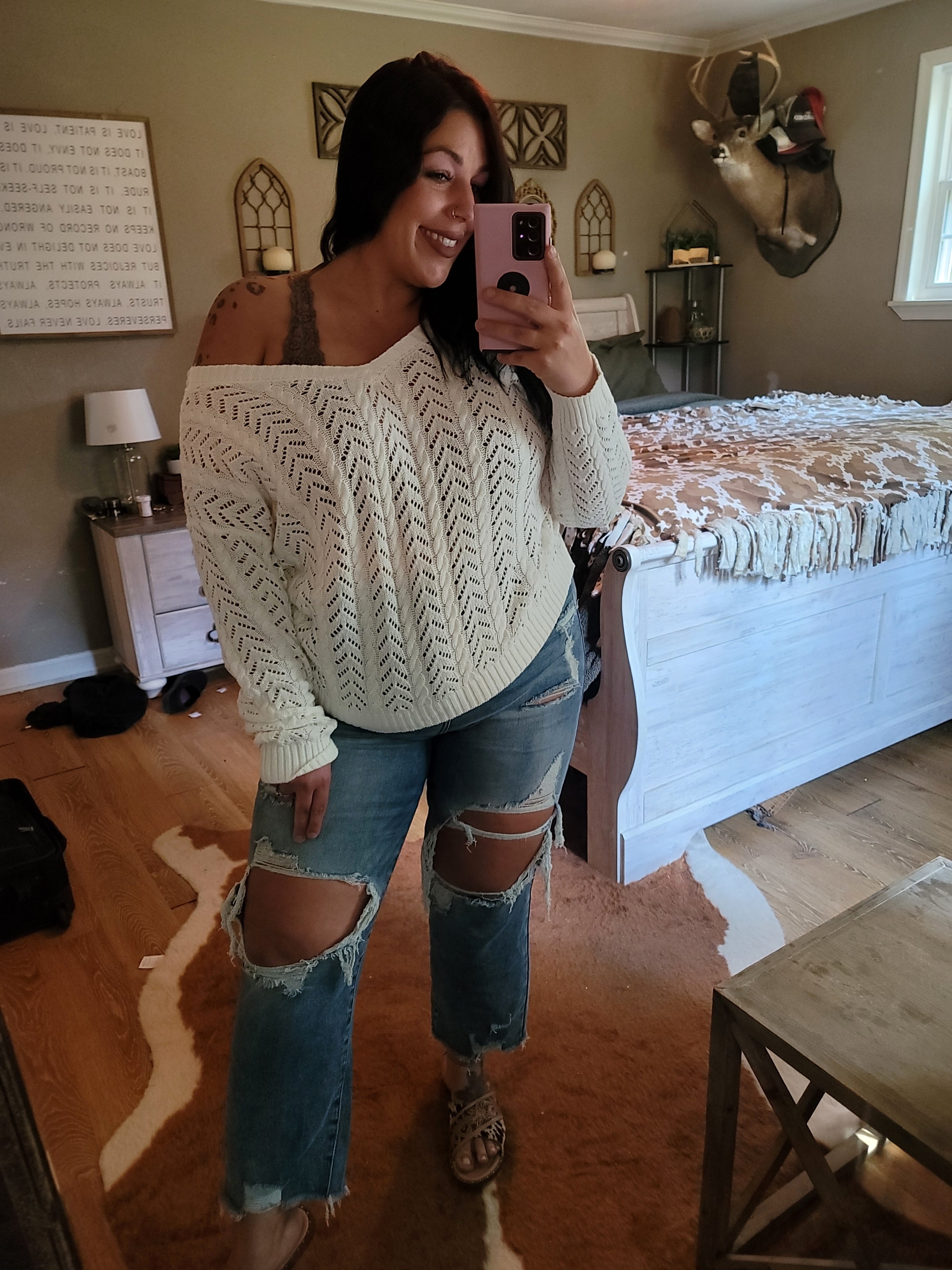 Julee Rae's Boutique Boho Western Flare Clothing and Bleach Tees, cups