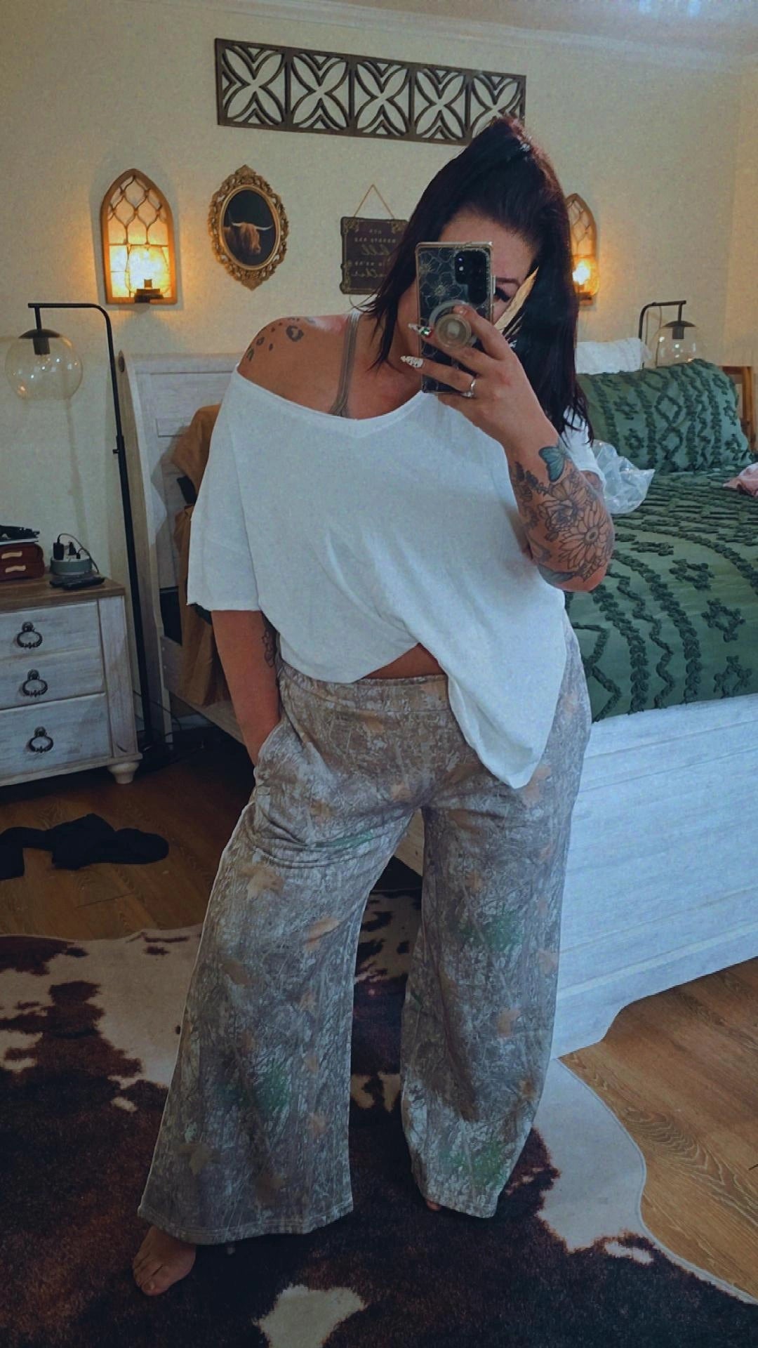 Drift Away Wide Leg Camo Joggers – Julee Rae's Boutique
