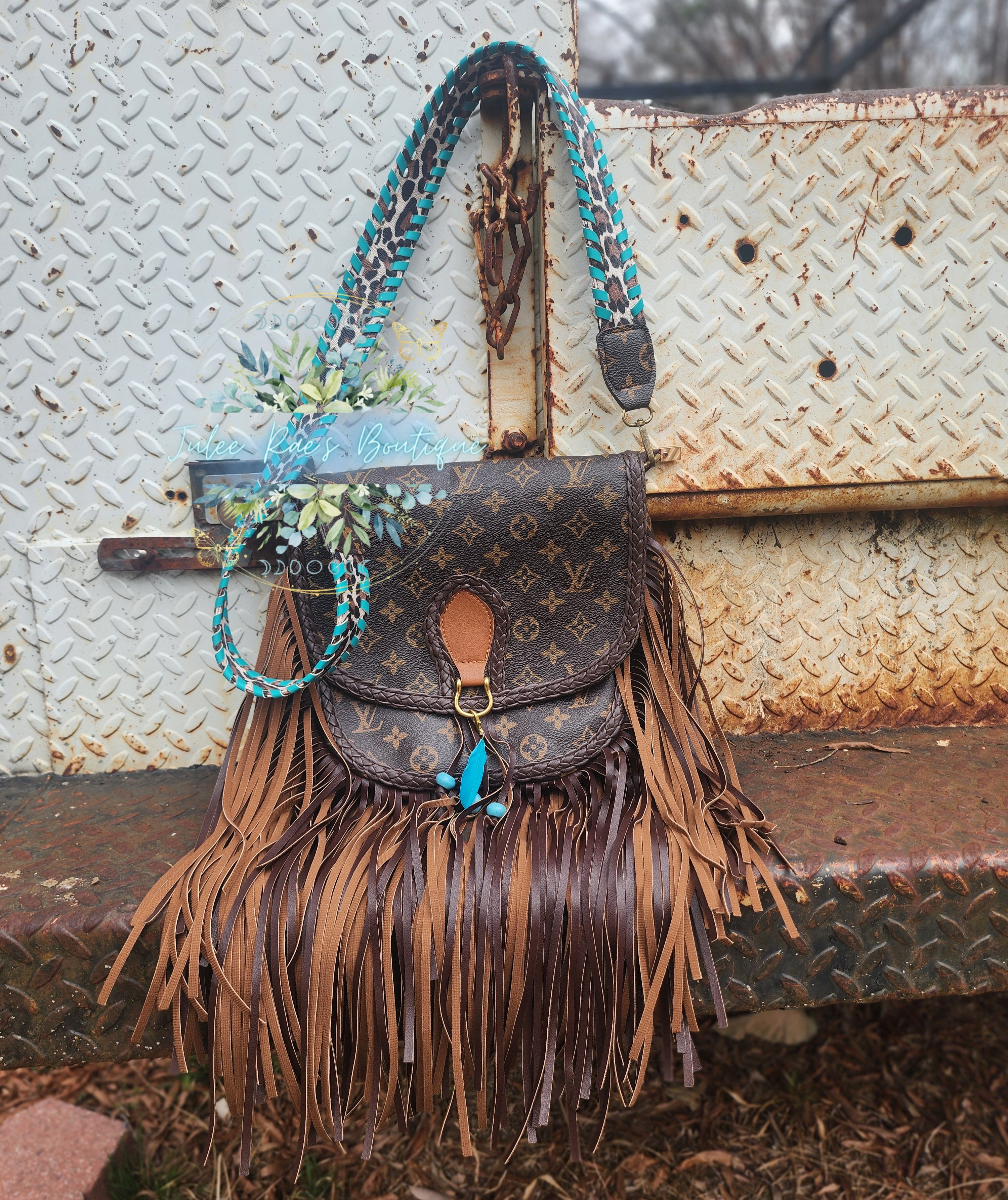 Western Fringe Teal Handbag PREORDER ITEMS PLEASE READ DESCRIPTION CAR ...